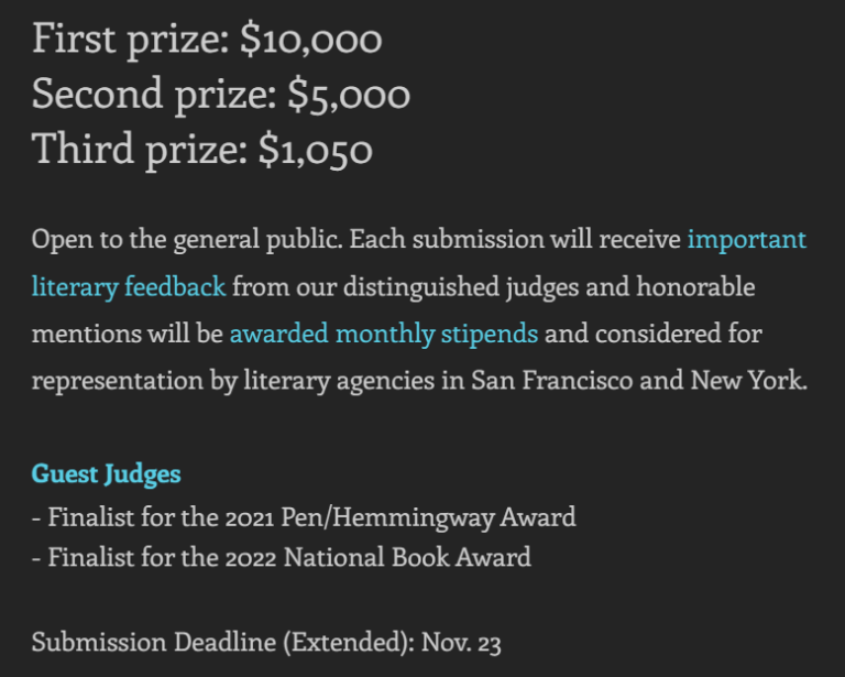 Contest Caution: Lichfield Institute Writing Contest - Writer Beware