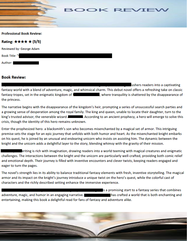 Two to Avoid: Book Order Scams and Fake Reviews - Writer Beware