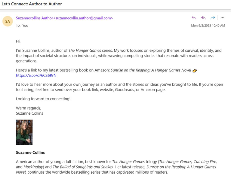 If a Famous Author Calls, Hang Up: Anatomy of an Impersonation Scam ...